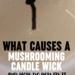 What Causes A Mushrooming Candle Wick and How Do You Fix It - Candleers